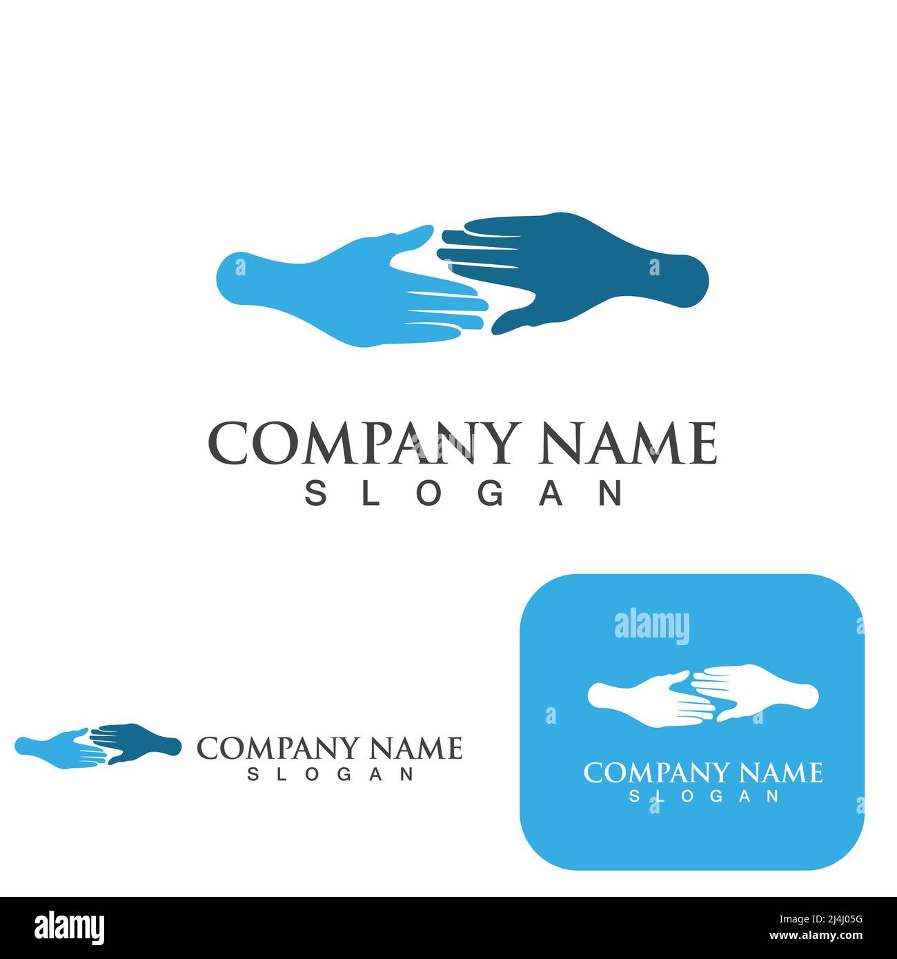 Hand care logo and symbol vector template Stock Vector Image & Art - Alamy