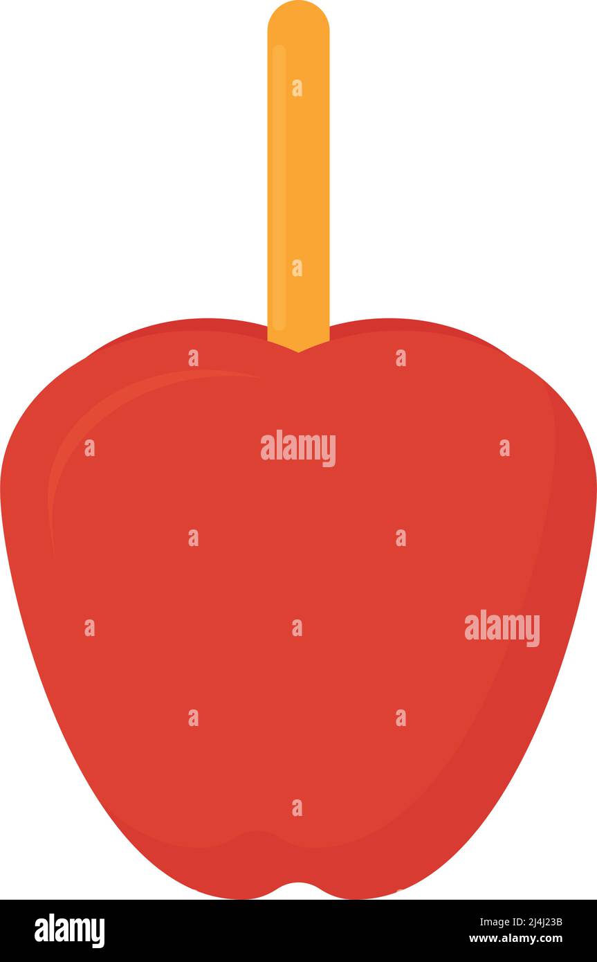 Traditional candy apples Stock Vector Images - Alamy