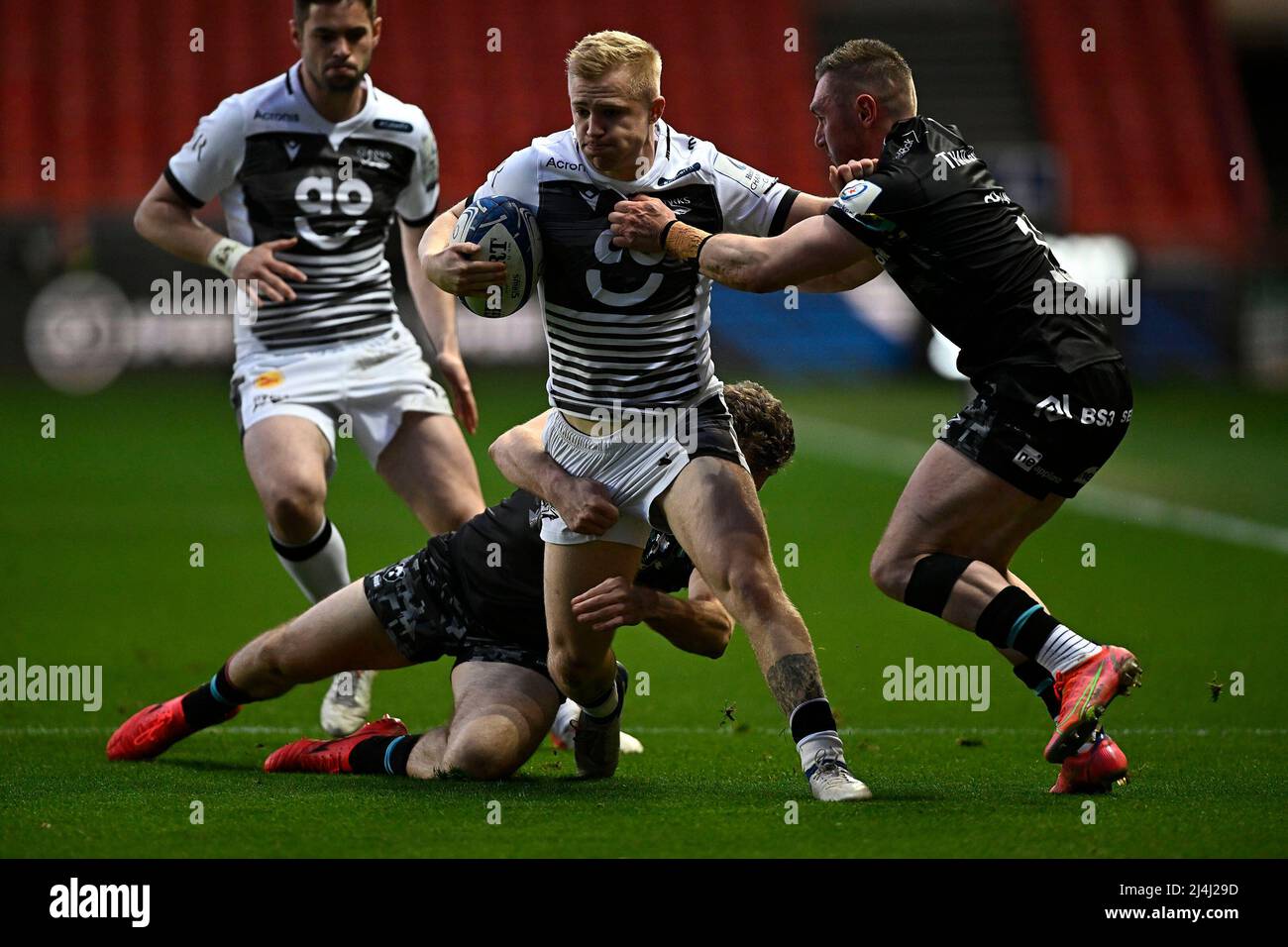 Bristol, United Kingdom. 15th Apr, 2022. Heineken Champions Cup rugby ...