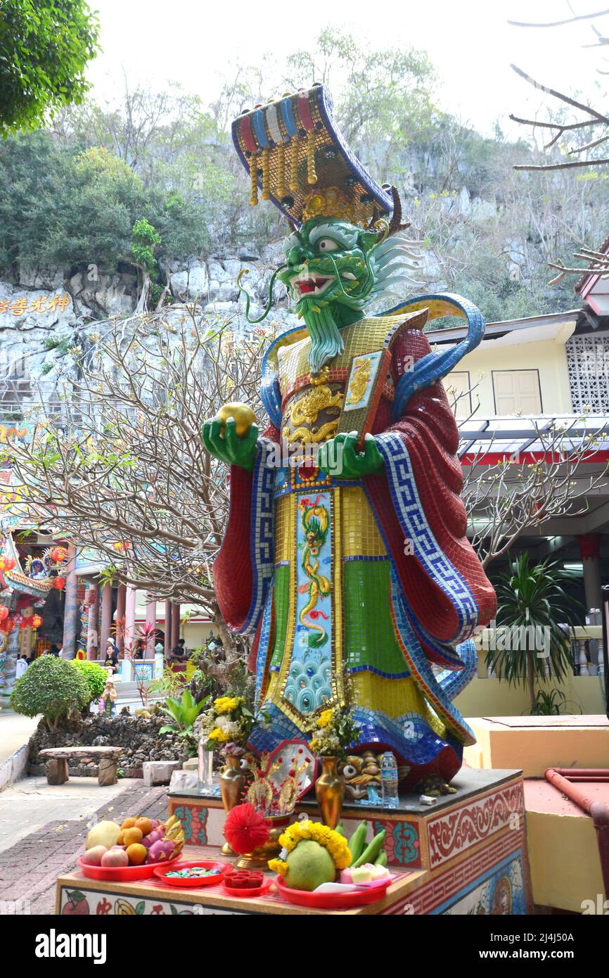 SARABURI, THAILAND - March 30, 2022 : Chinese dragon god statue, Choose ...
