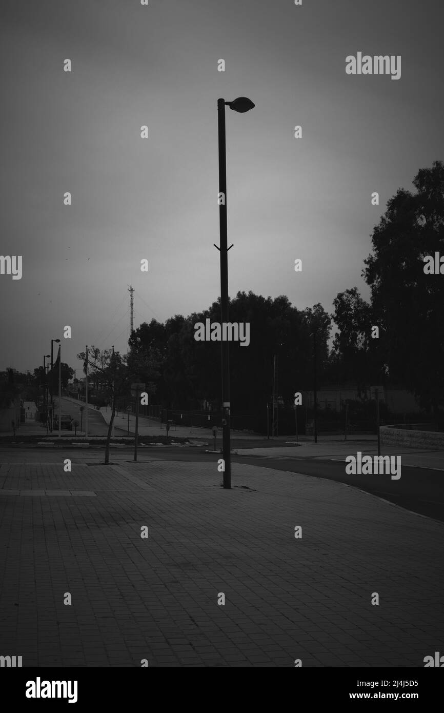 Lampost Black and White Stock Photos & Images - Alamy