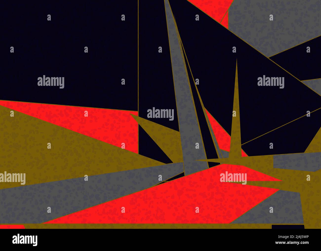 Piet Mondrian Style Computational Generative Art background ...