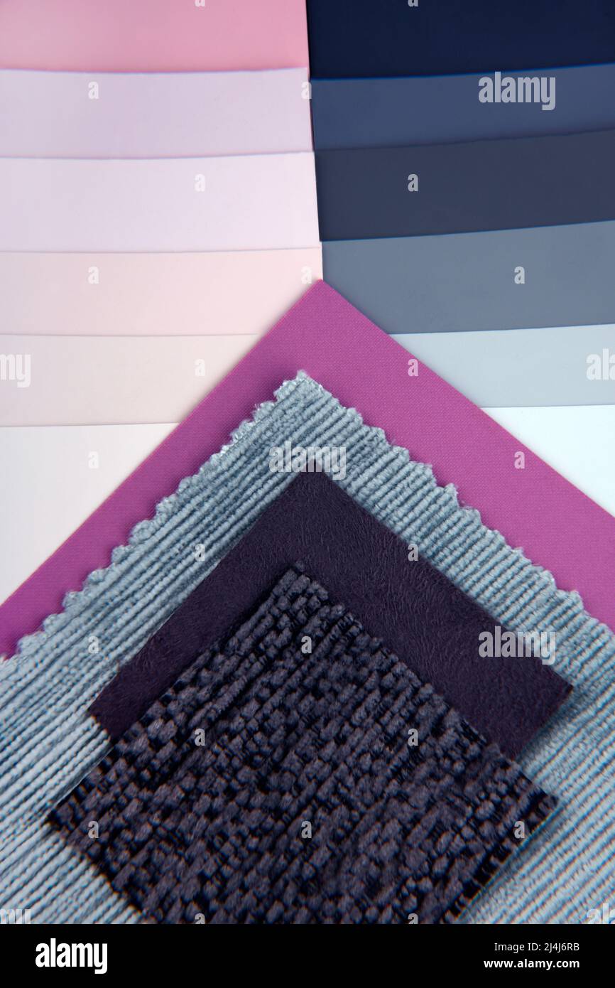 close up of the upholstery fabric texture and color choice for interior ...