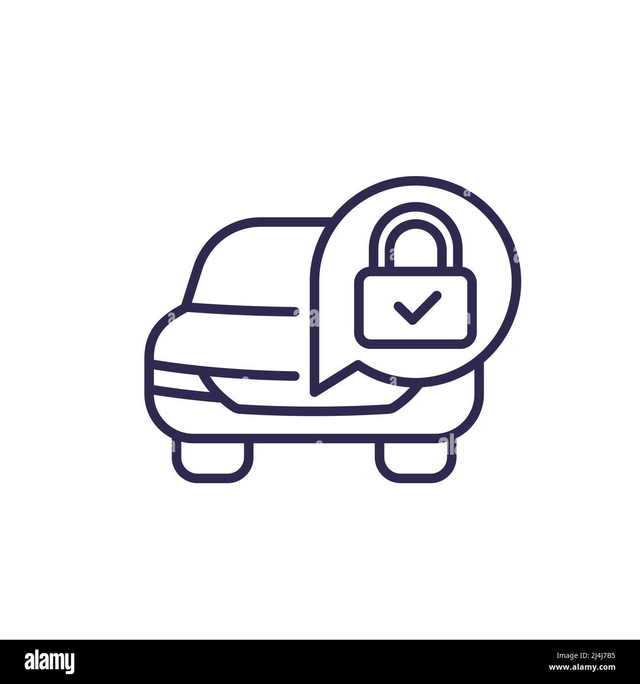 Theft car alarm key Stock Vector Images - Alamy