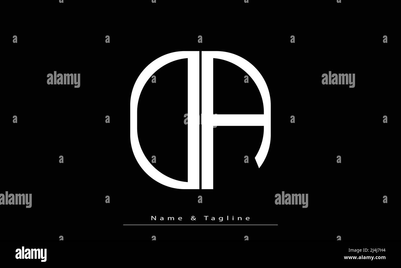 Alphabet letters Initials Monogram logo OA , AO Stock Vector Image ...