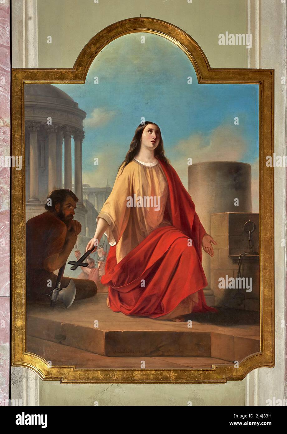 Santa Crescenzia martire - olio su tela - D. Biraghi - 1856 - Magenta ...