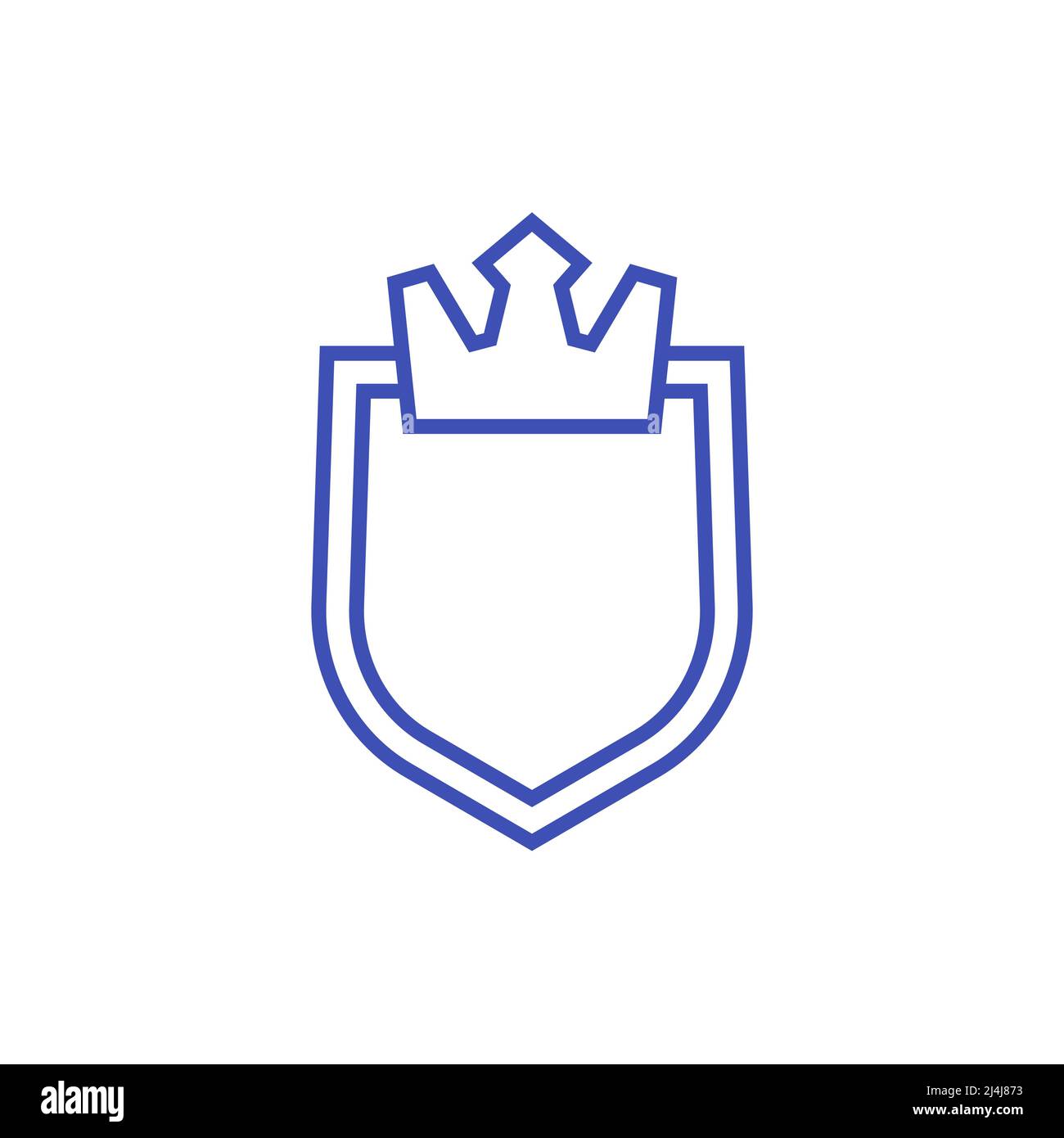shield and crown logo template, vector Stock Vector Image & Art - Alamy