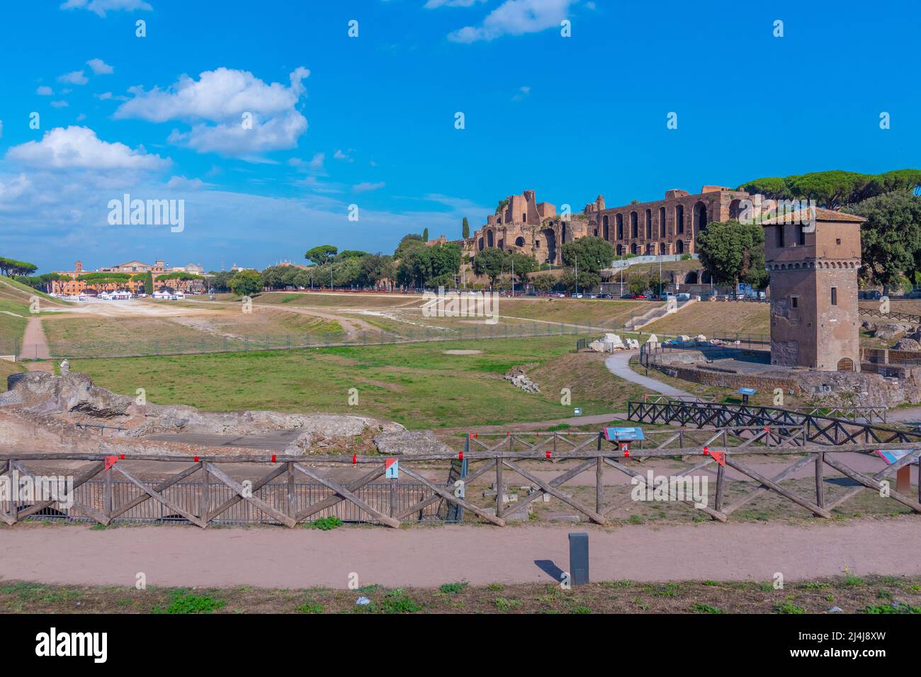 Circo Massimo in Italian capital Rome Stock Photo - Alamy