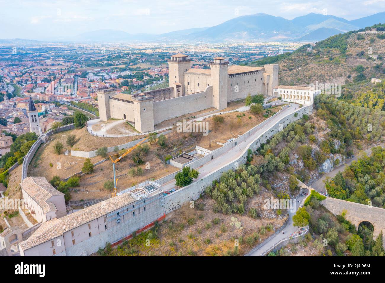 Ponte delle torri spoleto aerial hi-res stock photography and images - Alamy