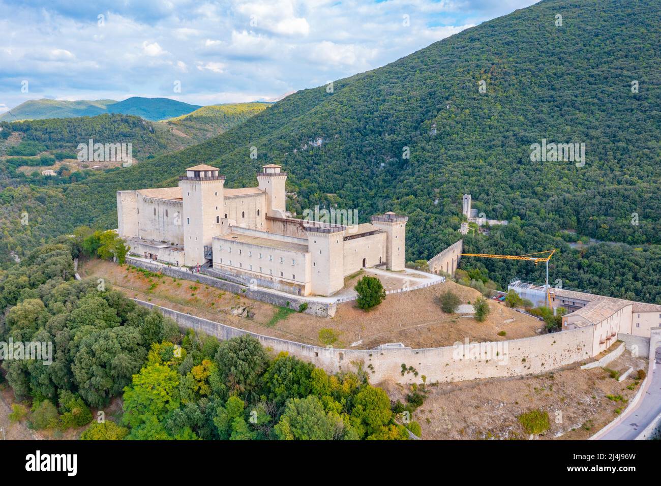 Ponte delle torri spoleto aerial hi-res stock photography and images - Alamy