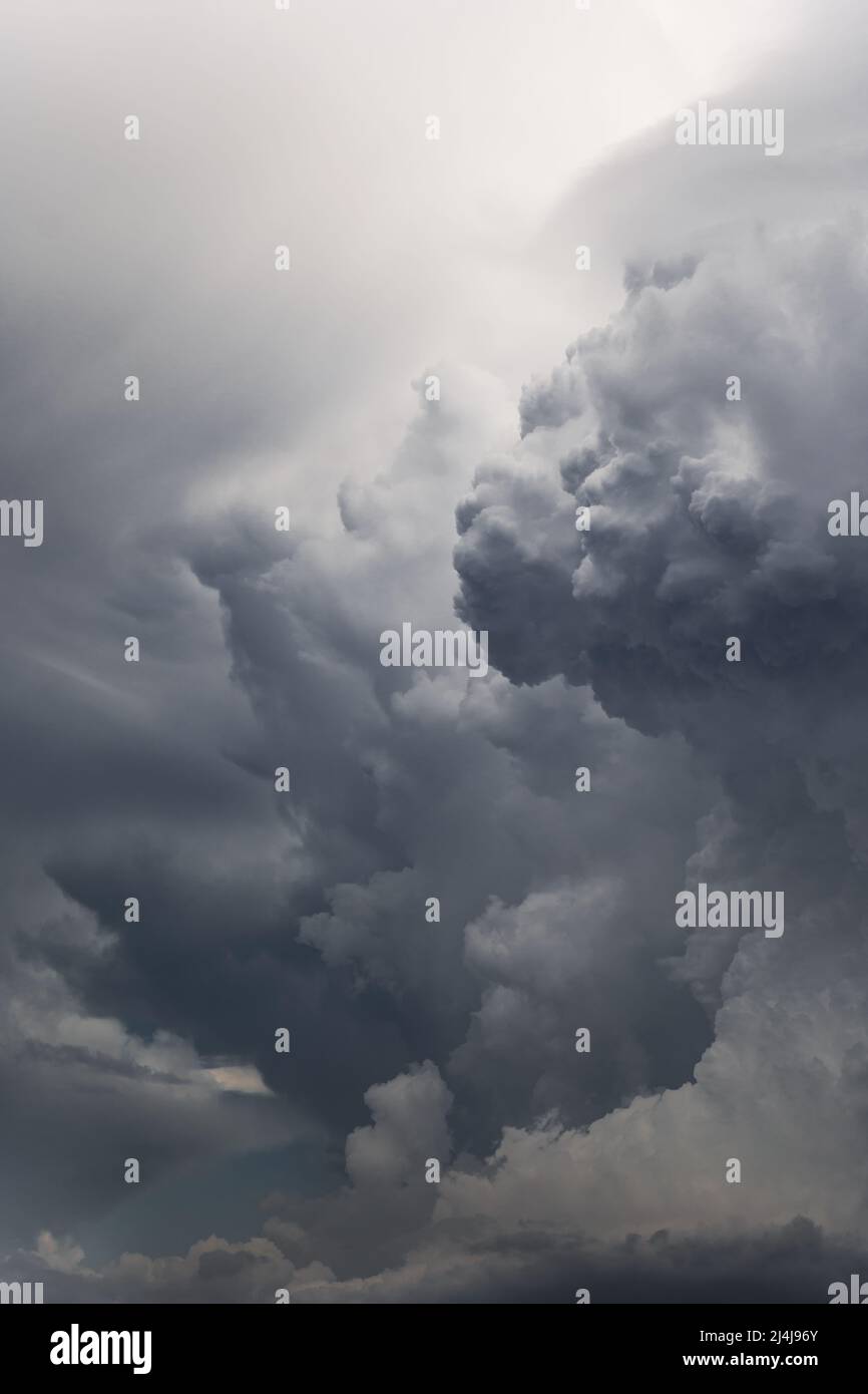 Storm clouds close-up on the sky background Stock Photo - Alamy