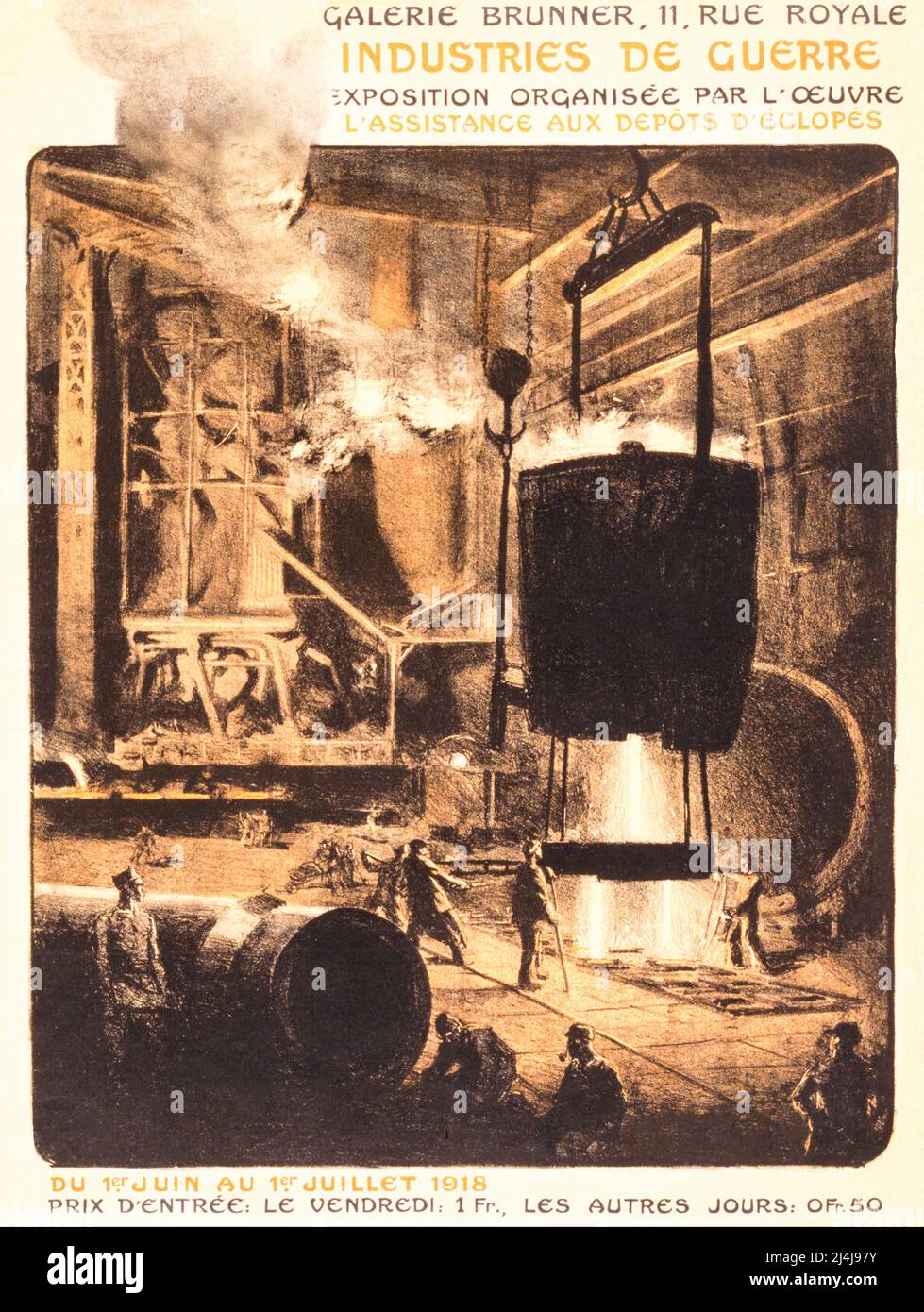 An early 20th century French advertising poster from World War One ...