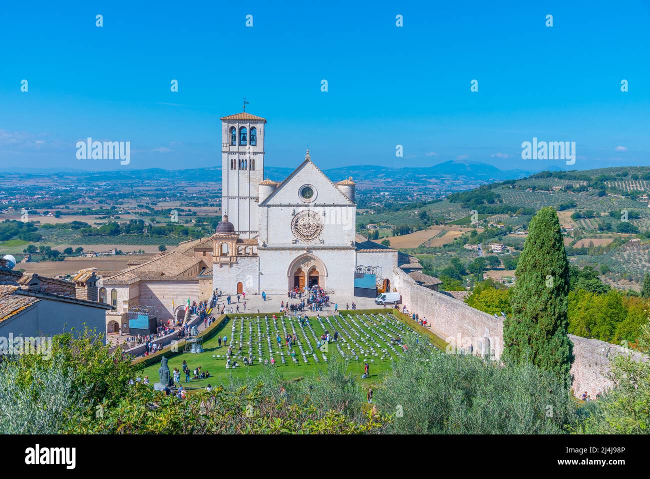 basilica of saint francis of Assisi, Italy Stock Photo - Alamy