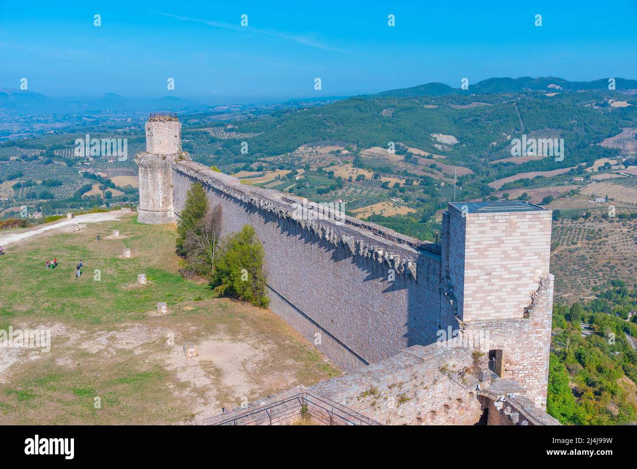 Rocca Maggiore castle in Assisi, Italy Stock Photo - Alamy
