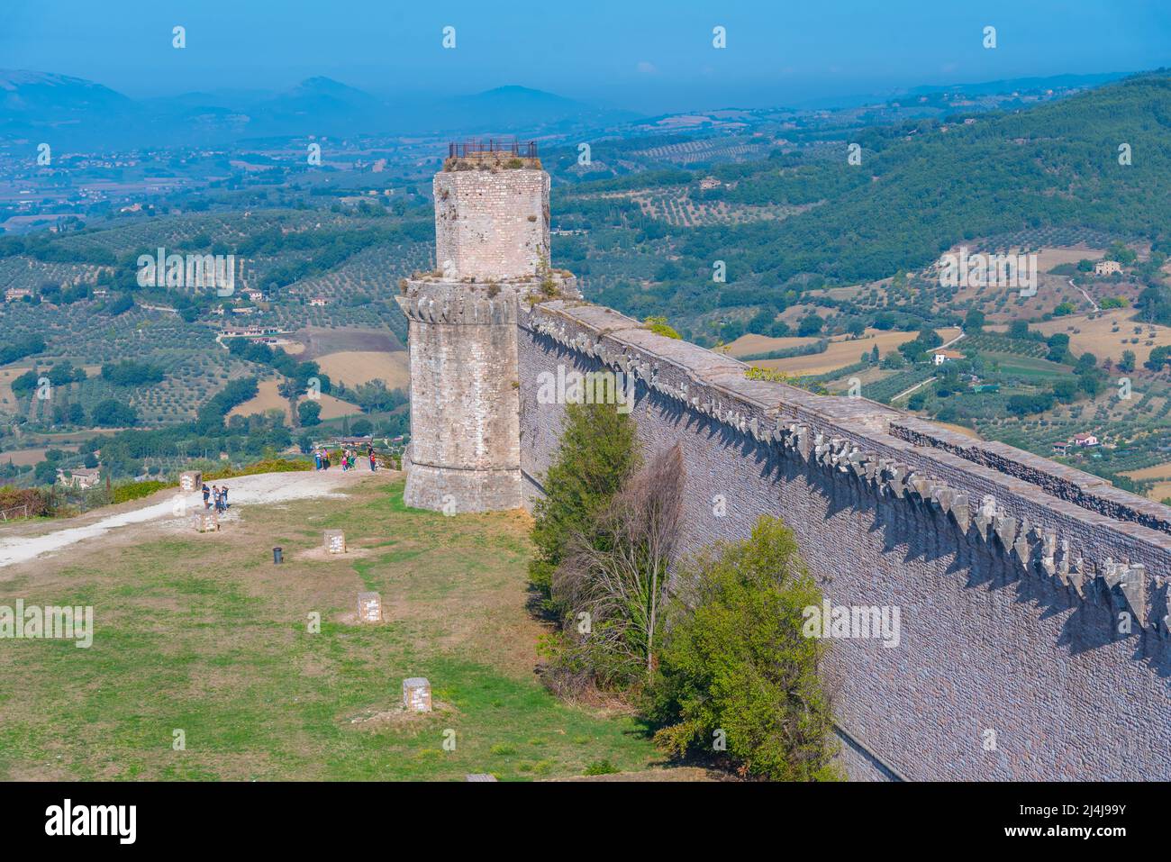 Rocca Maggiore castle in Assisi, Italy Stock Photo - Alamy