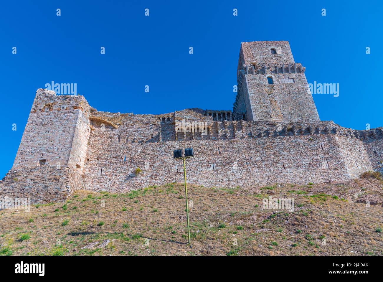 Rocca Maggiore castle in Assisi, Italy Stock Photo - Alamy