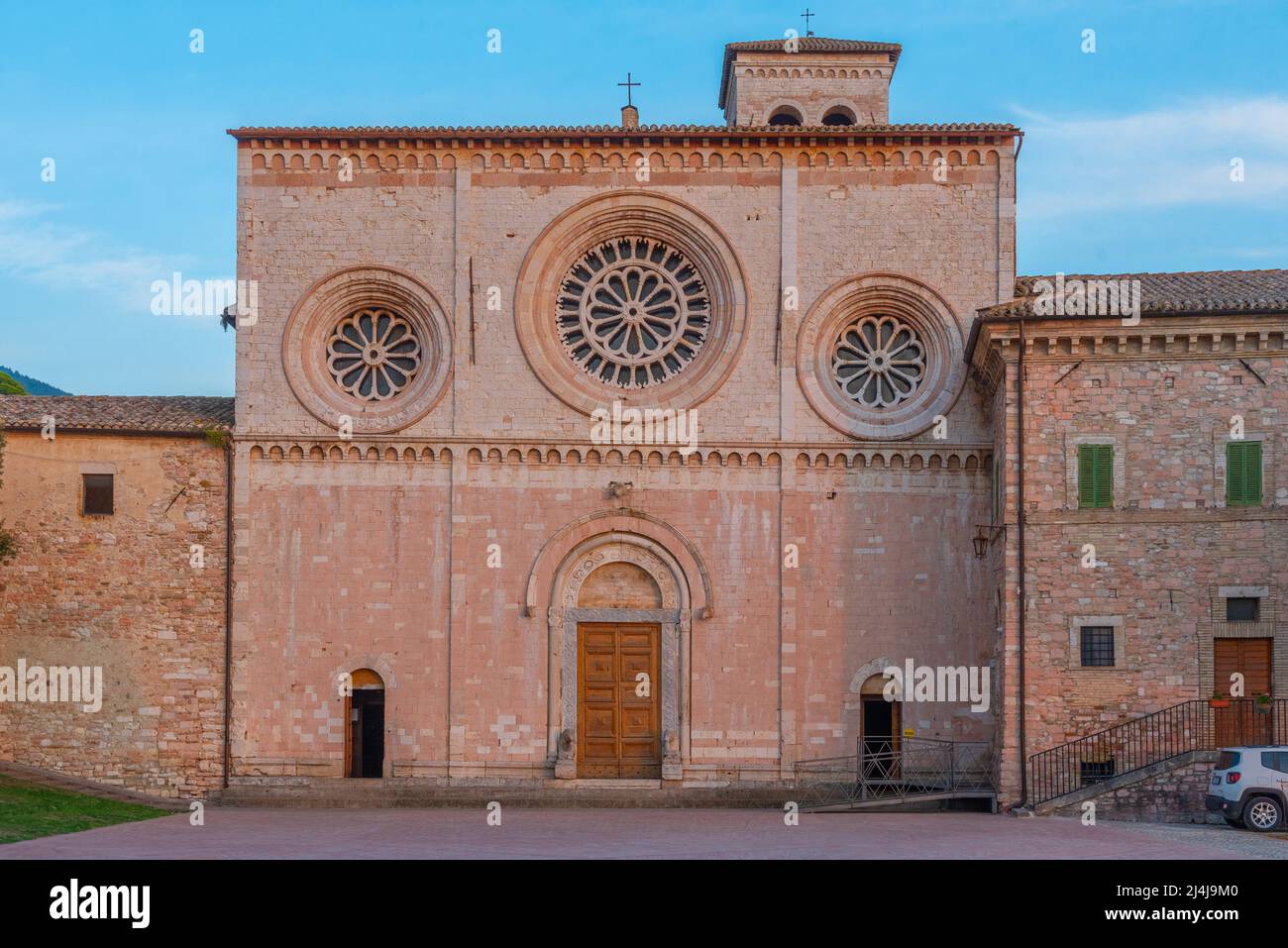 St. Peter's Abbey in Assisi, Italy Stock Photo - Alamy
