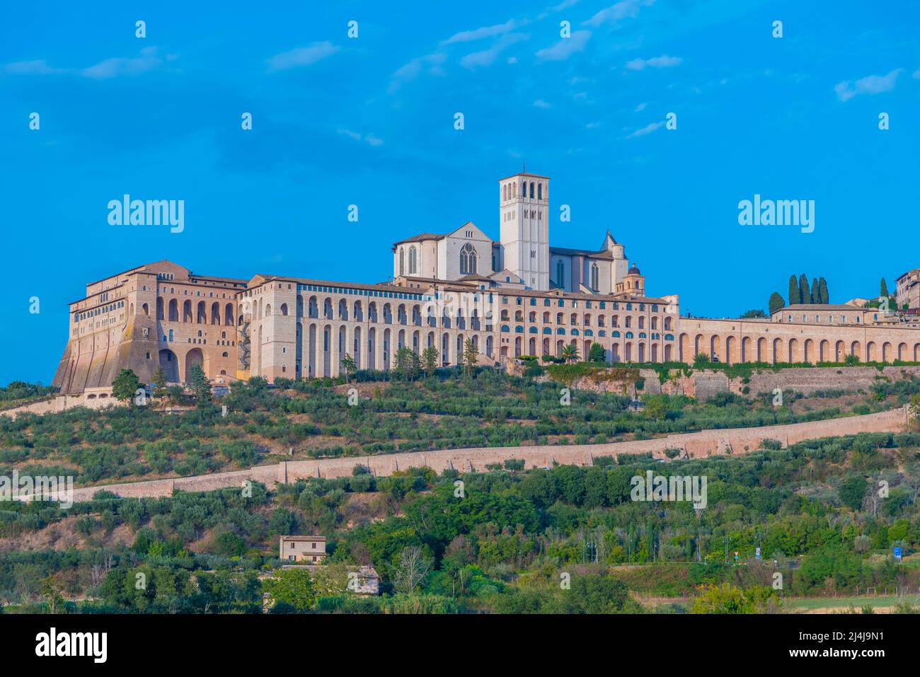 Sacred convent of Saint Francis of Assisi in Italy Stock Photo - Alamy