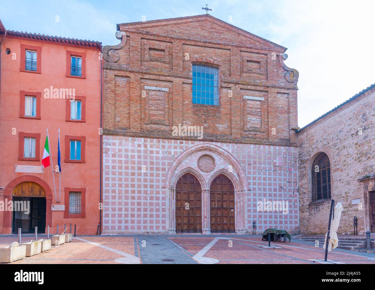 Church of St. Augustine in Perugia, Italy Stock Photo - Alamy