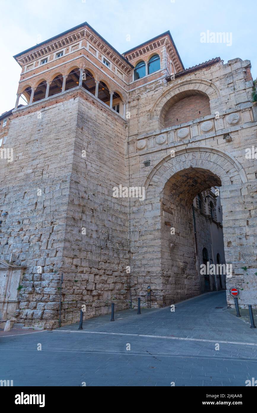 Gate in perugia etruscan hi-res stock photography and images - Alamy
