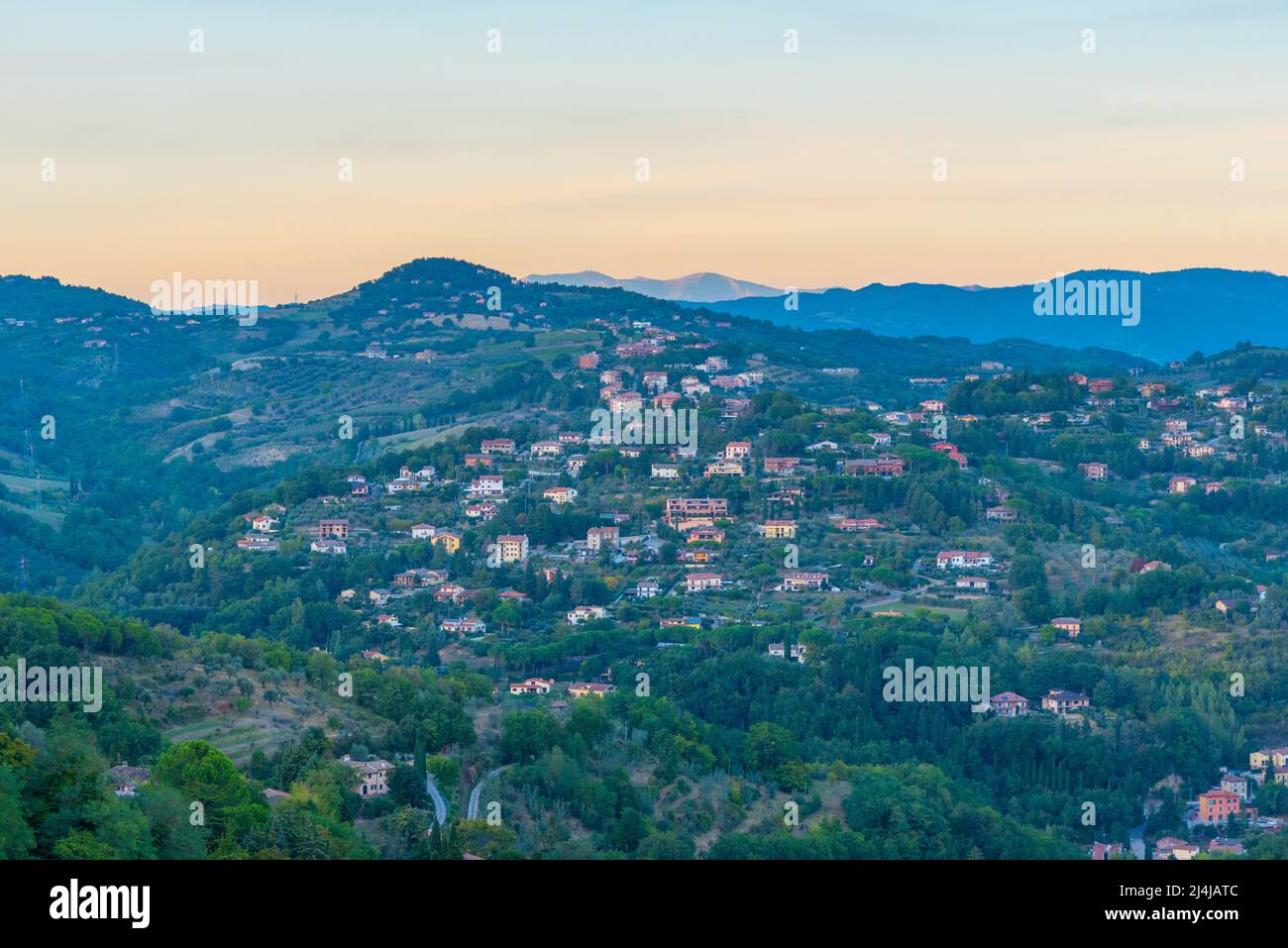 Italian countryside landscape sunset hi-res stock photography and ...