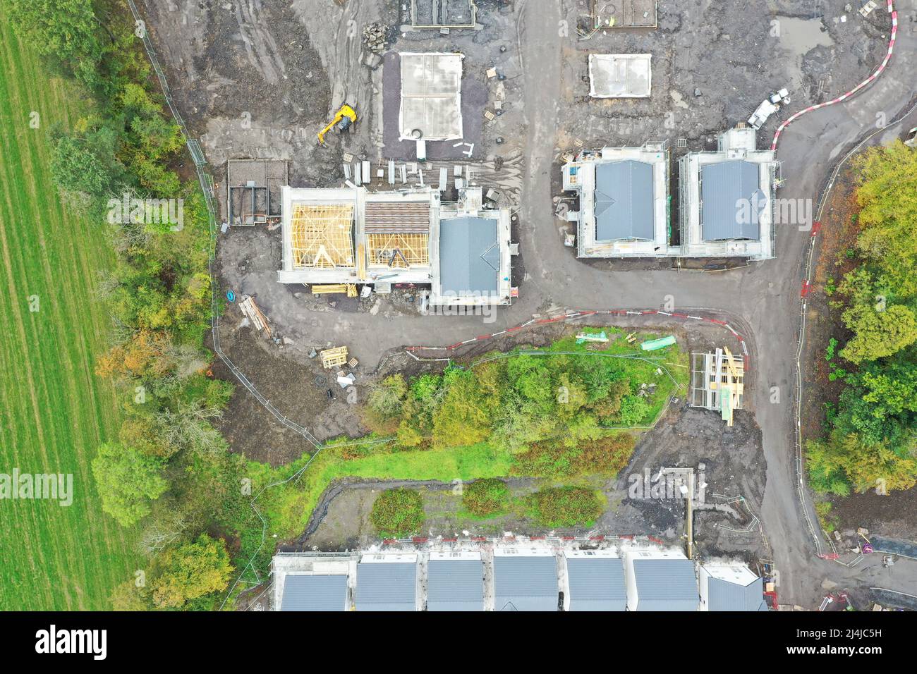 New housing development building houses for increased demand for buyers ...