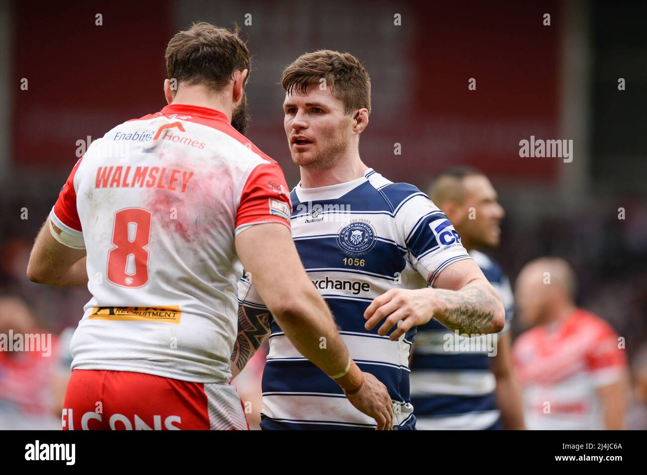St. Helens, England - 15th April 2022 - Alex Walmsley of St Helens and ...