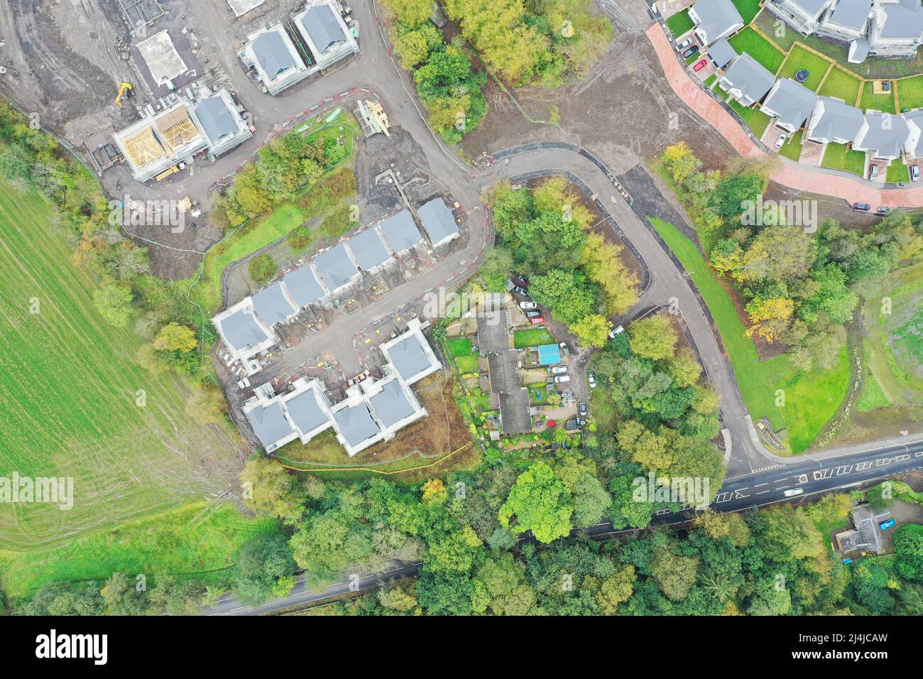 New housing development building houses for increased demand for buyers ...