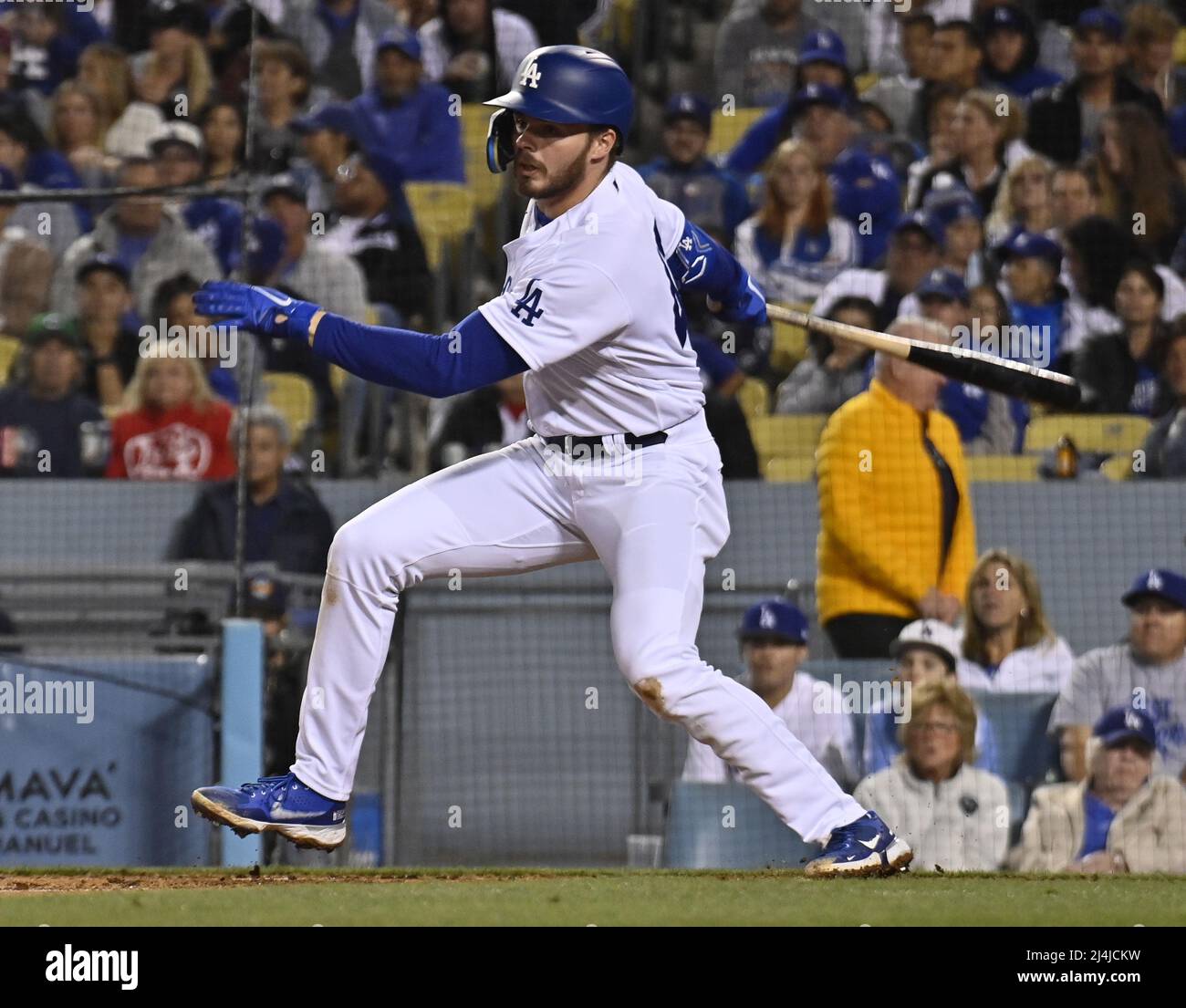 Los Angeles, United States. 16th Apr, 2022. Los Angeles Dodgers' Gavin ...