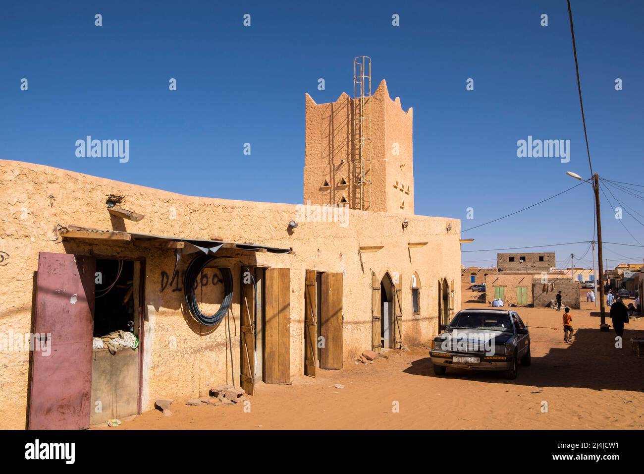 Mauritania, Chinguetti, nouvelle ville Stock Photo - Alamy