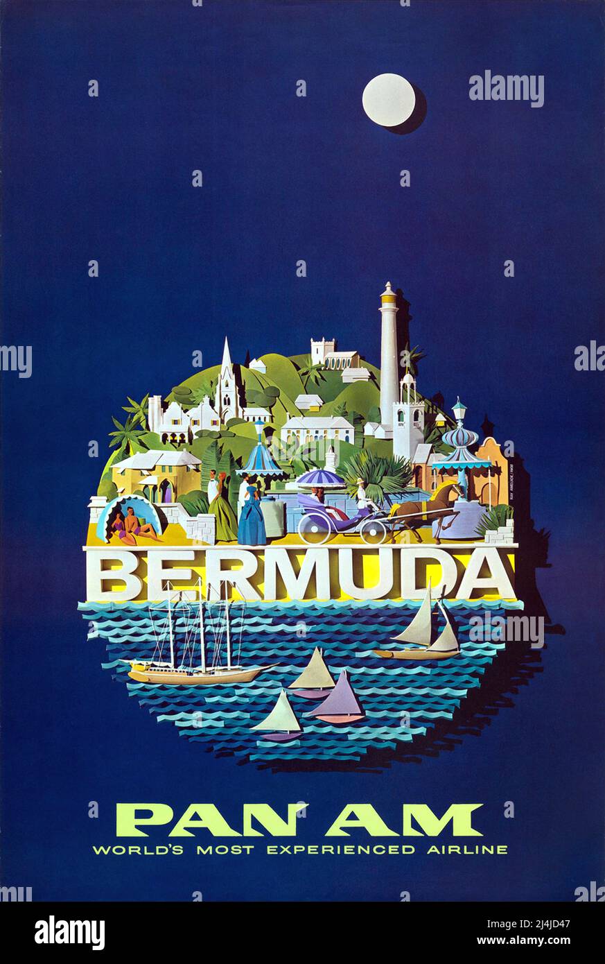Retro sailing posters hi-res stock photography and images - Alamy