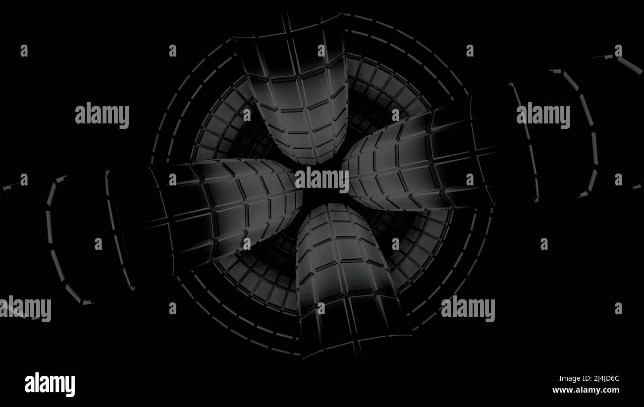 Dark gray footage.Design. Gray figures in animation create drawings ...