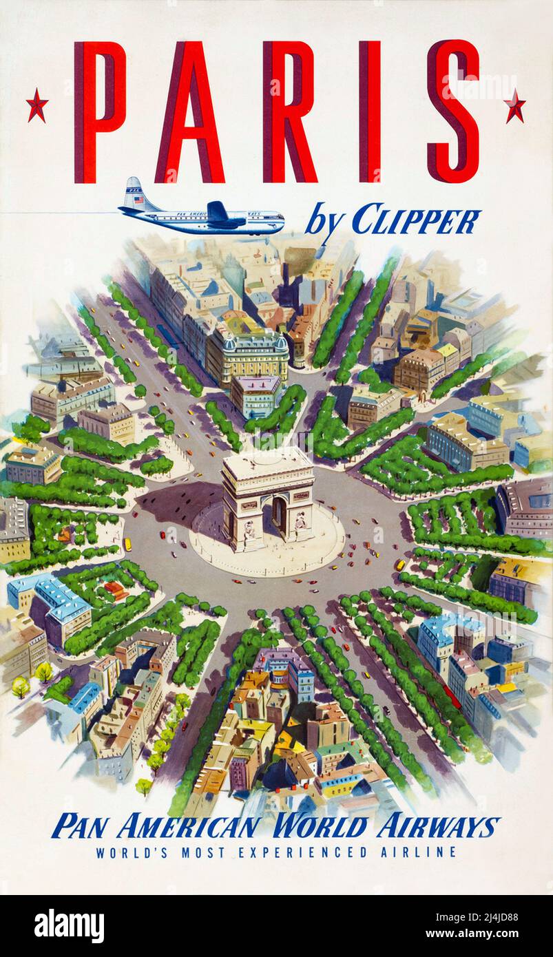 Vintage pan am posters hi-res stock photography and images - Alamy