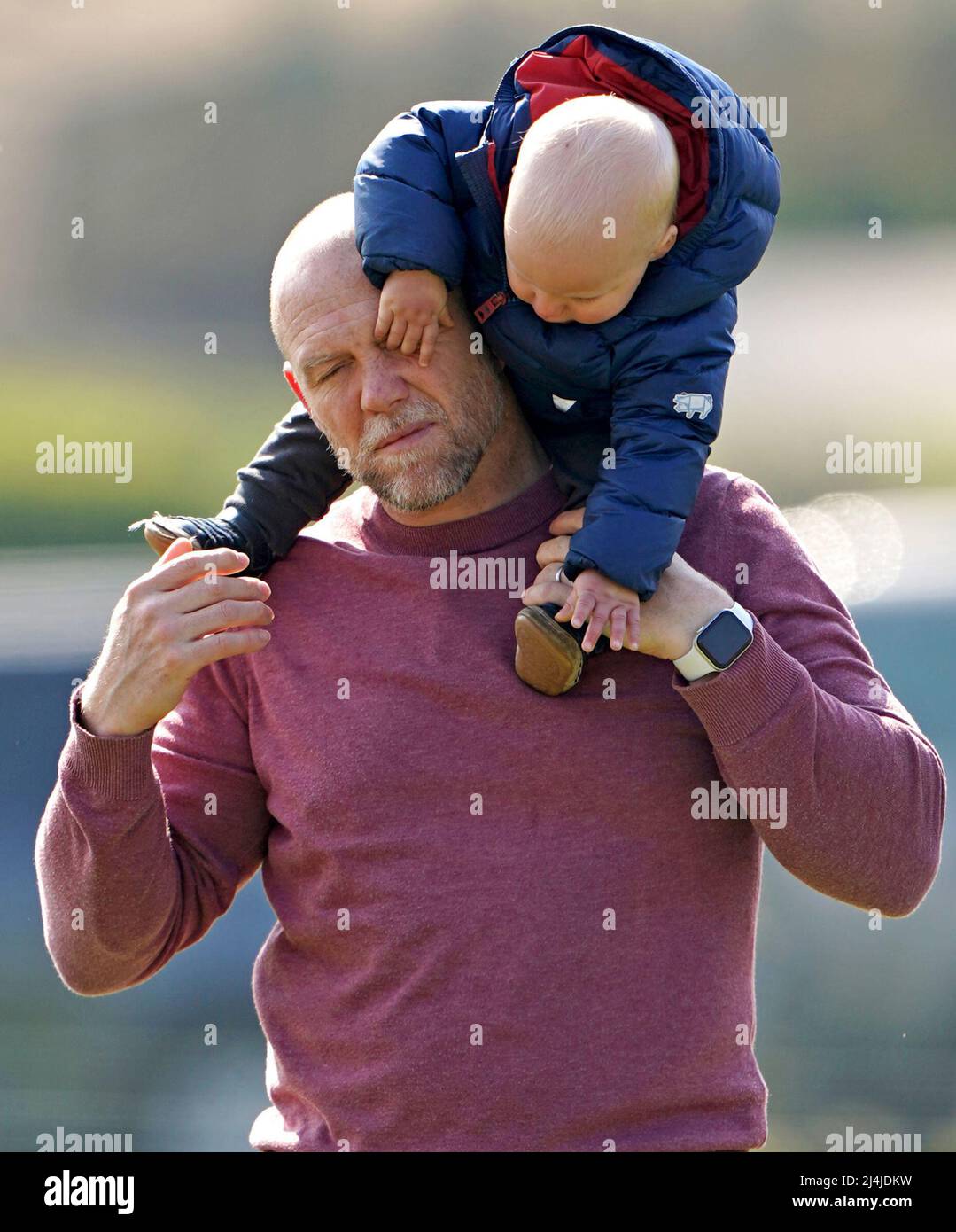 Mike Tindall with his son Lucas Tindall at the Barefoot Retreats ...