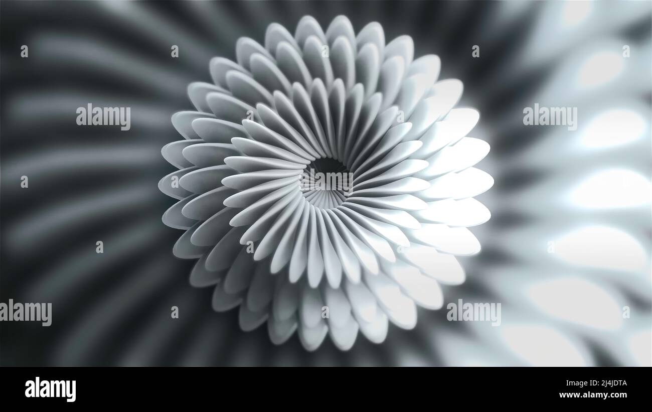Moving hypnotic flower-shaped pattern. Motion. Beautiful hypnotic ...