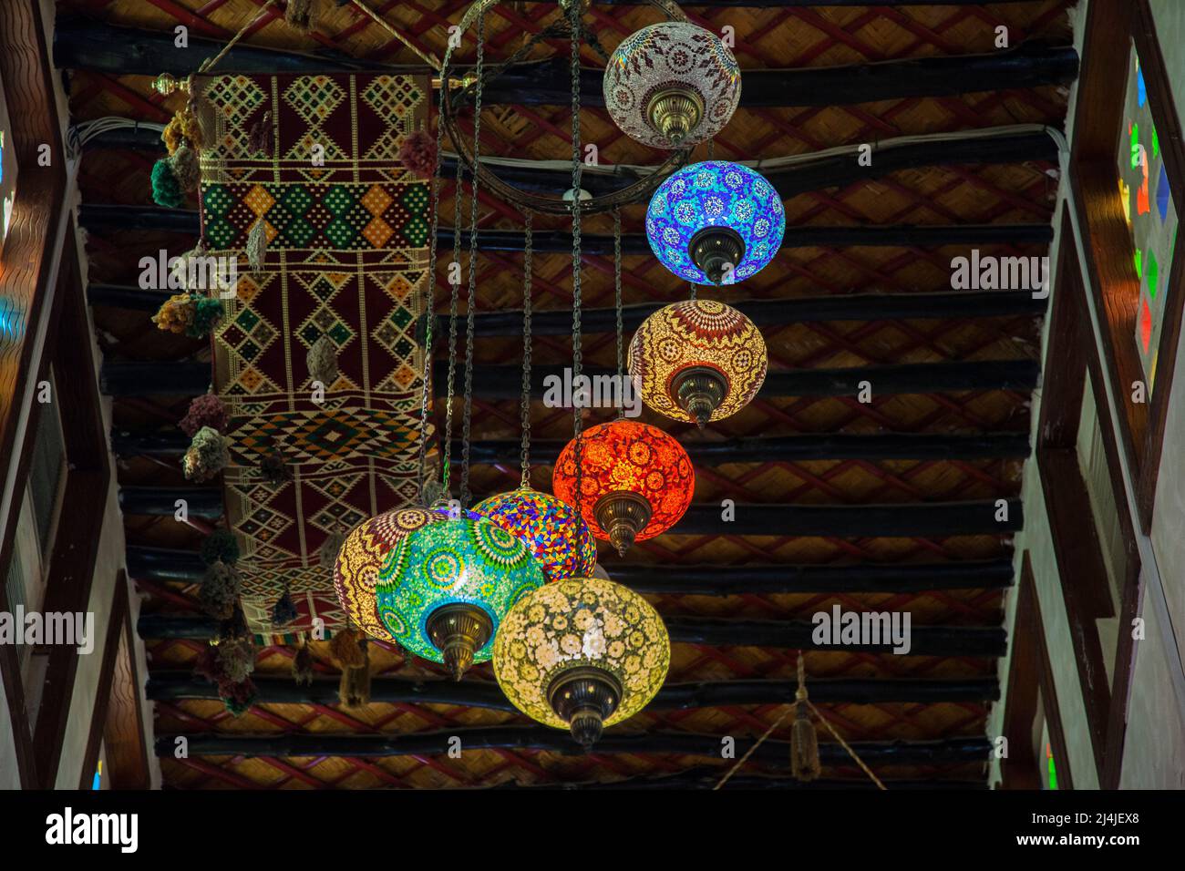 Traditional arabic lantern in doha hi-res stock photography and images ...