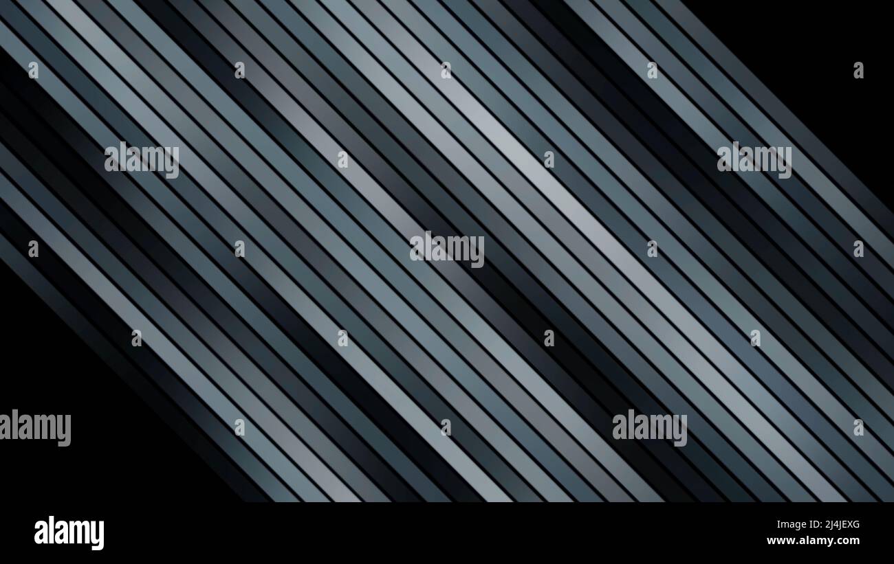 Black background with iridescent lines. Motion. Black background with ...