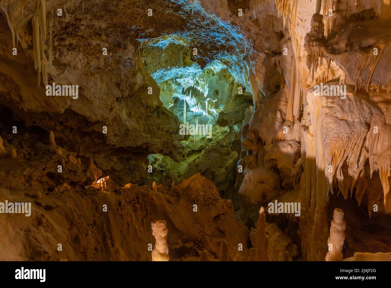 Grotte di Frasassi caves in Italy Stock Photo - Alamy