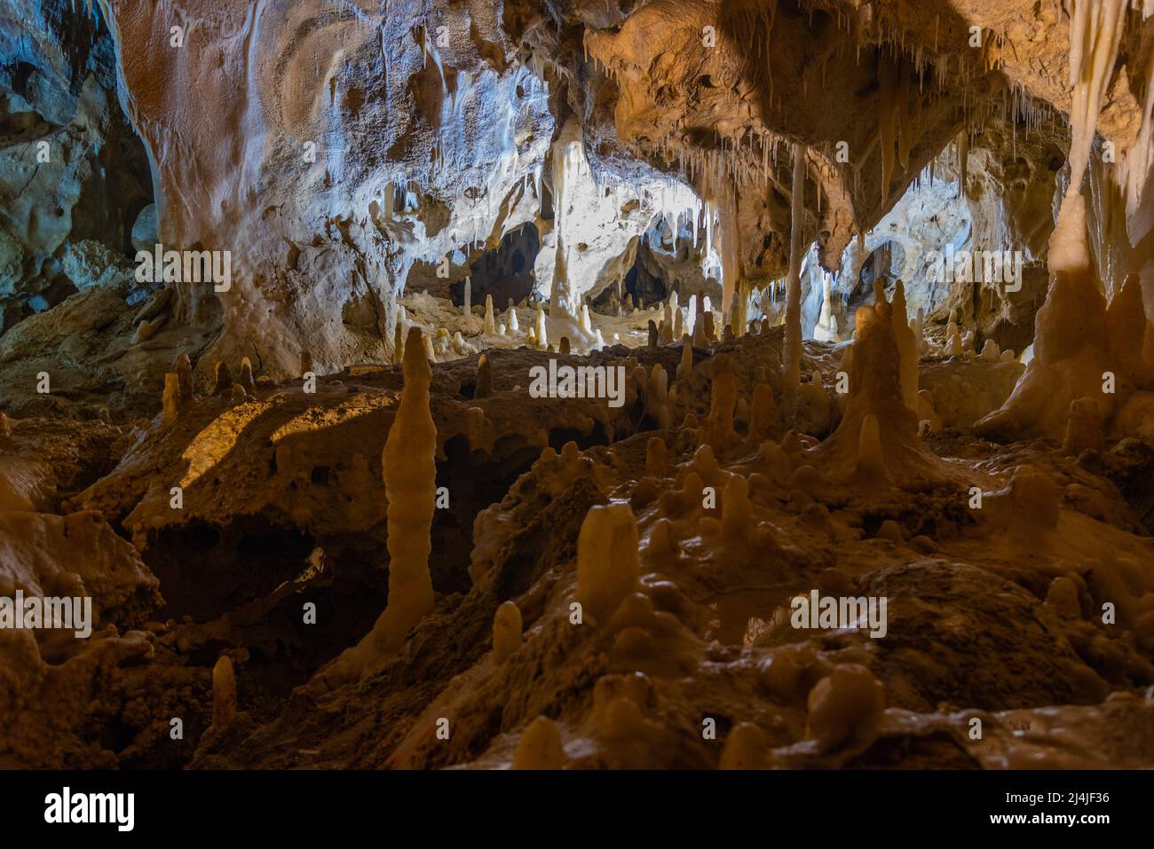 Grotte di Frasassi caves in Italy Stock Photo - Alamy