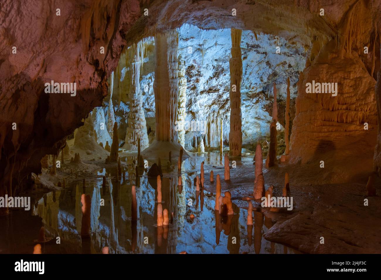 Grotte di Frasassi caves in Italy Stock Photo - Alamy