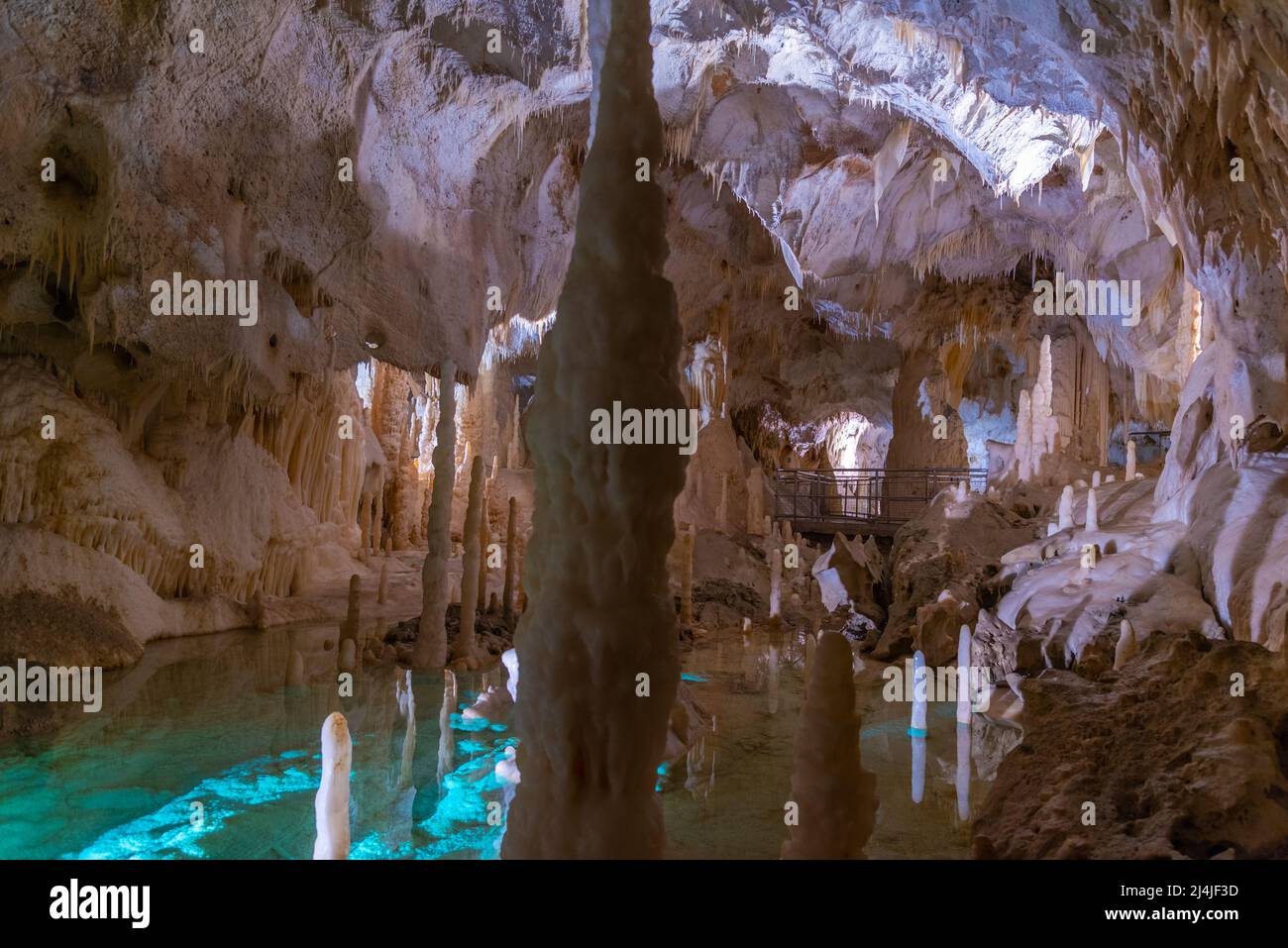 Grotte di Frasassi caves in Italy Stock Photo - Alamy
