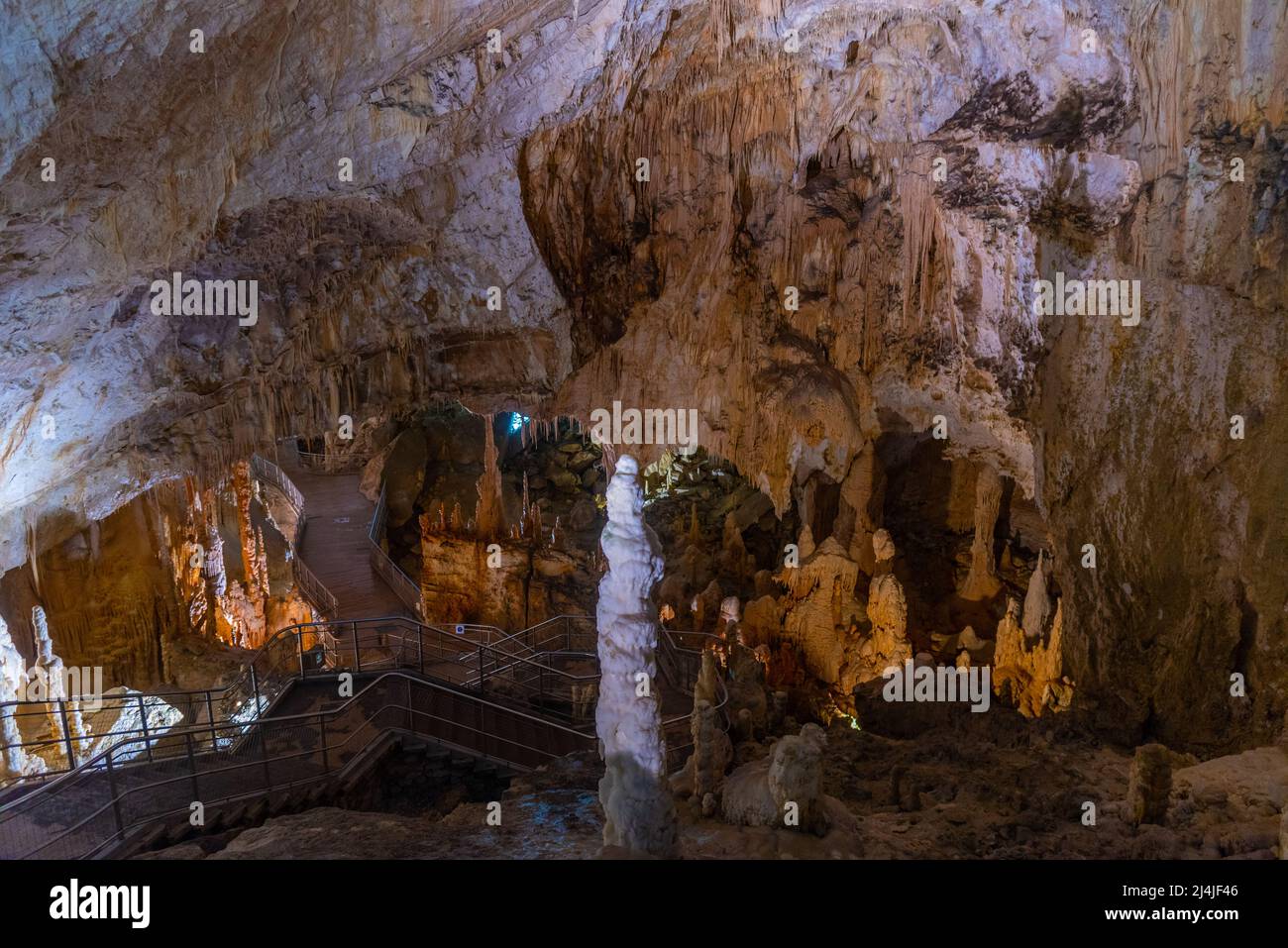 Grotte di Frasassi caves in Italy Stock Photo - Alamy