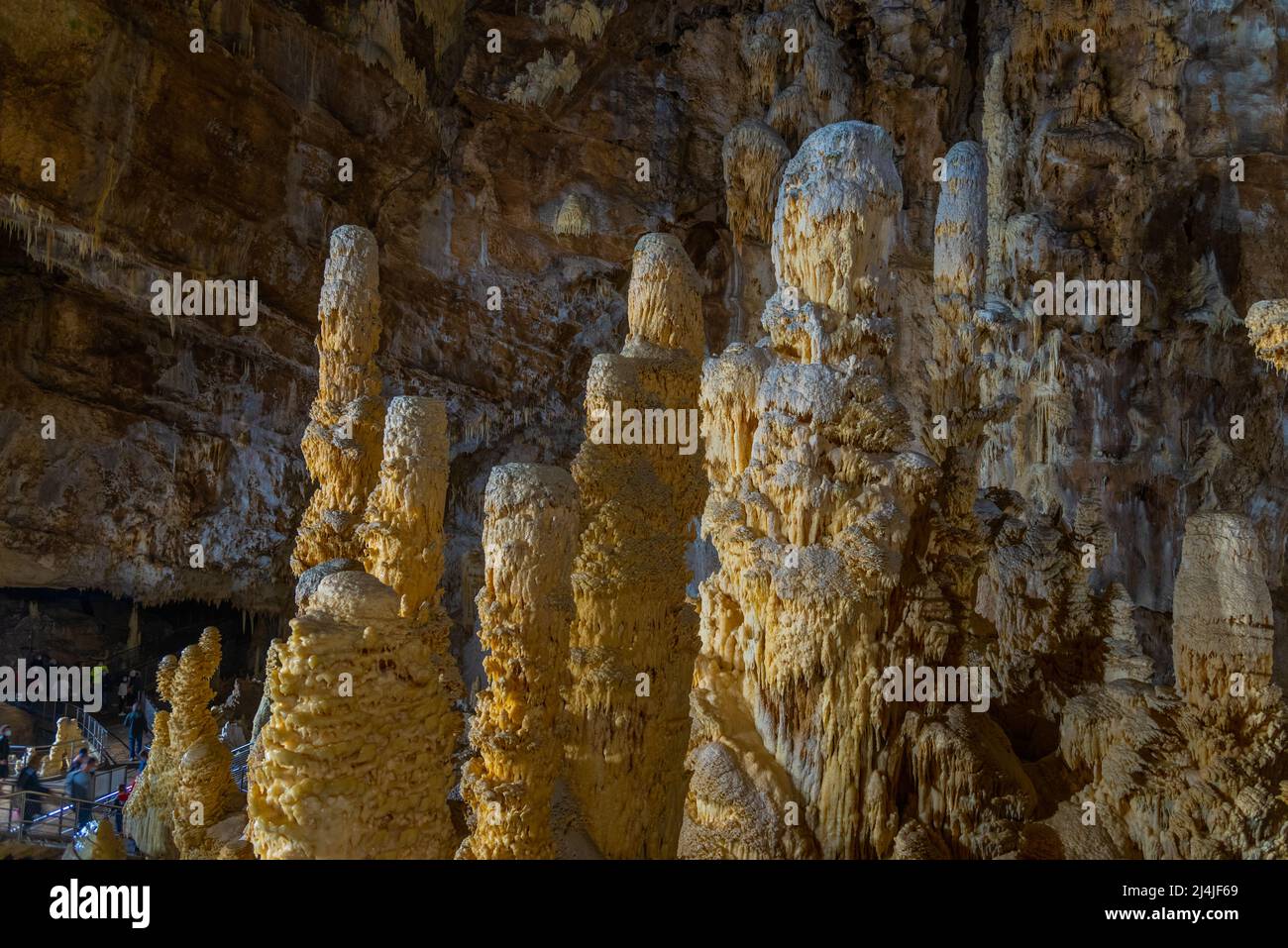 Grotte di Frasassi caves in Italy Stock Photo - Alamy