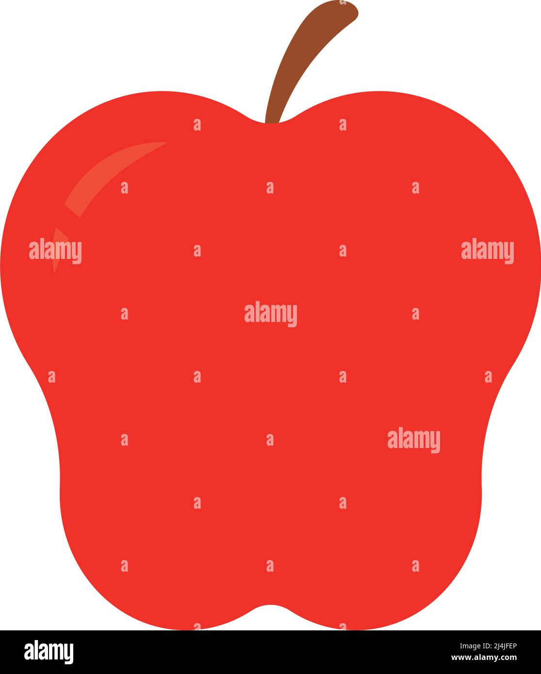 red apple icon Stock Vector Image & Art - Alamy