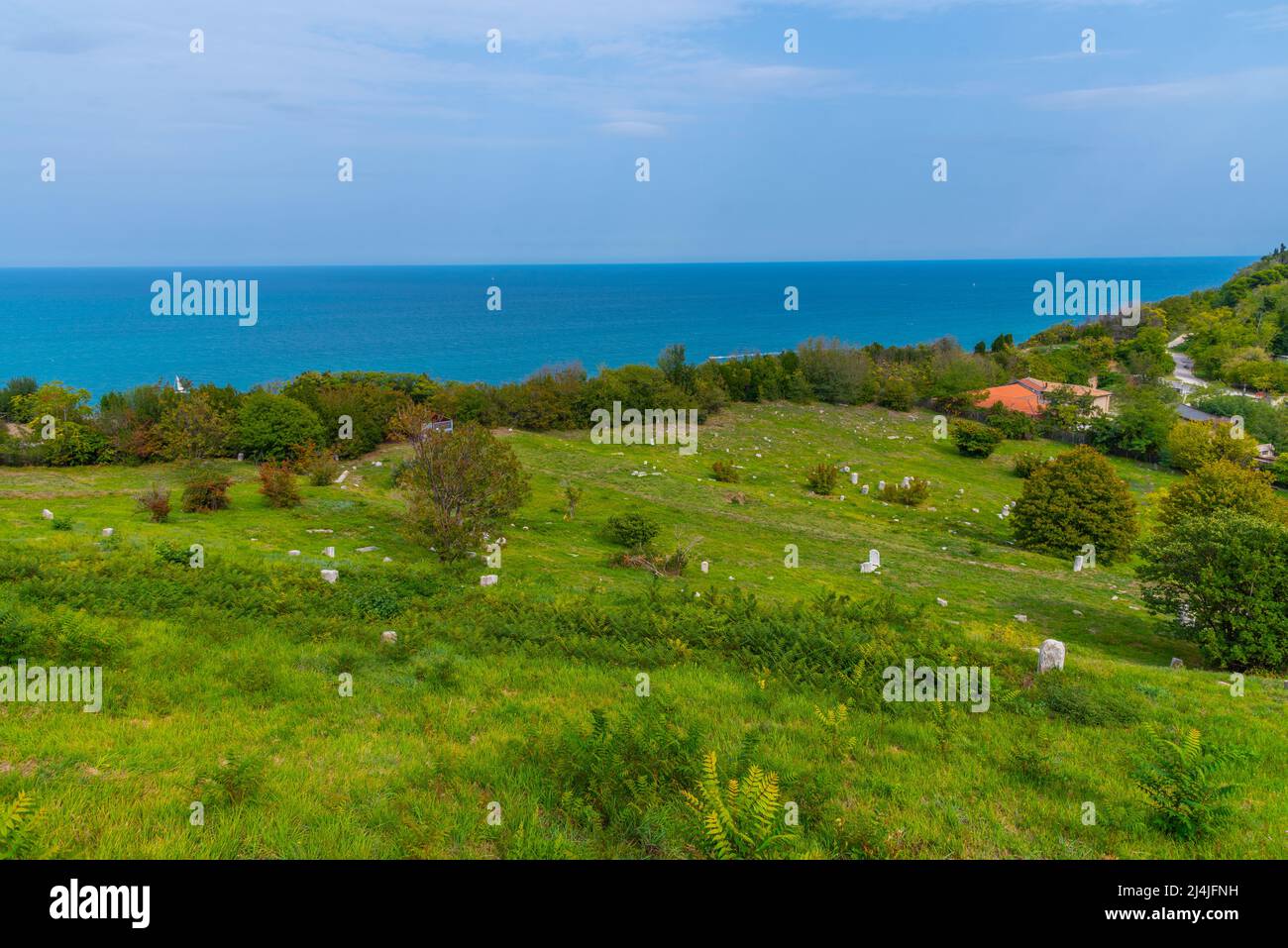 Landscape of Parco del Cardeto in Italian town Ancona Stock Photo - Alamy