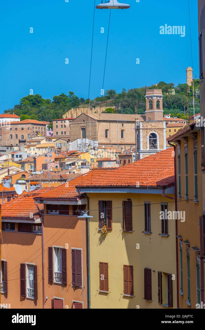 Aerial view of Italian town Ancona Stock Photo - Alamy