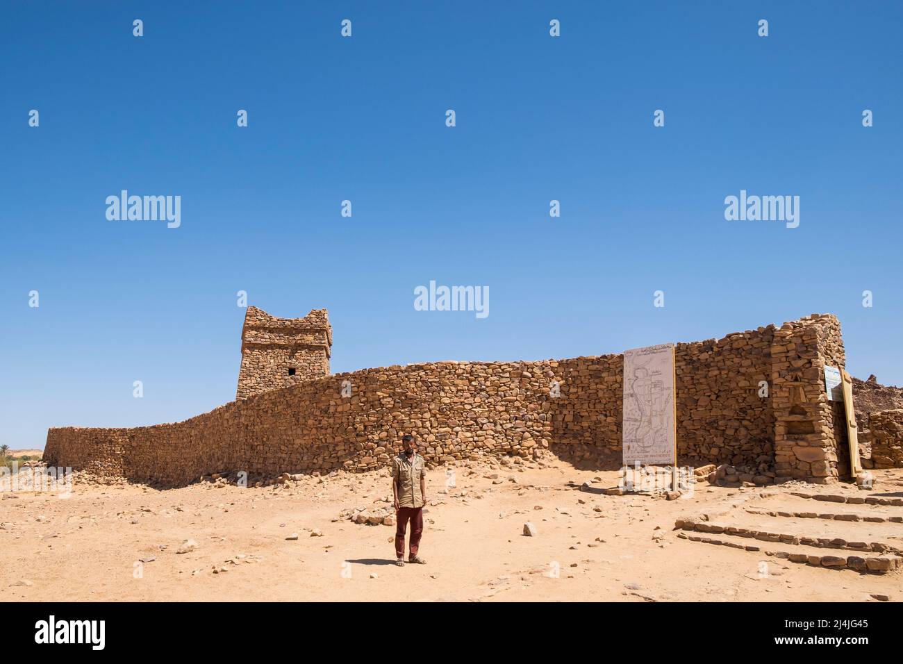 Mauritania, Ouadane, World Heritage village Stock Photo - Alamy