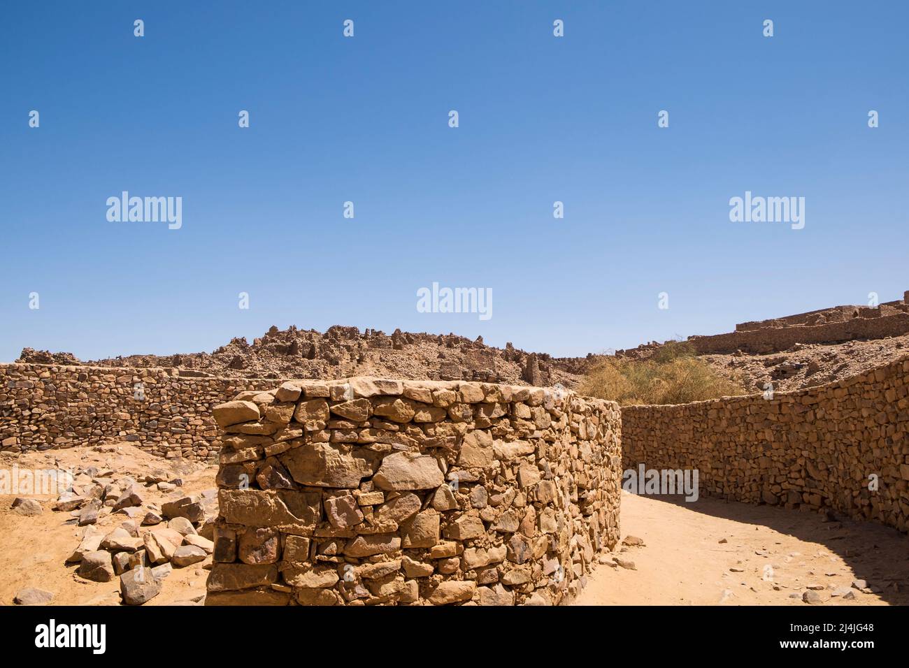 Mauritania, Ouadane, World Heritage village Stock Photo - Alamy