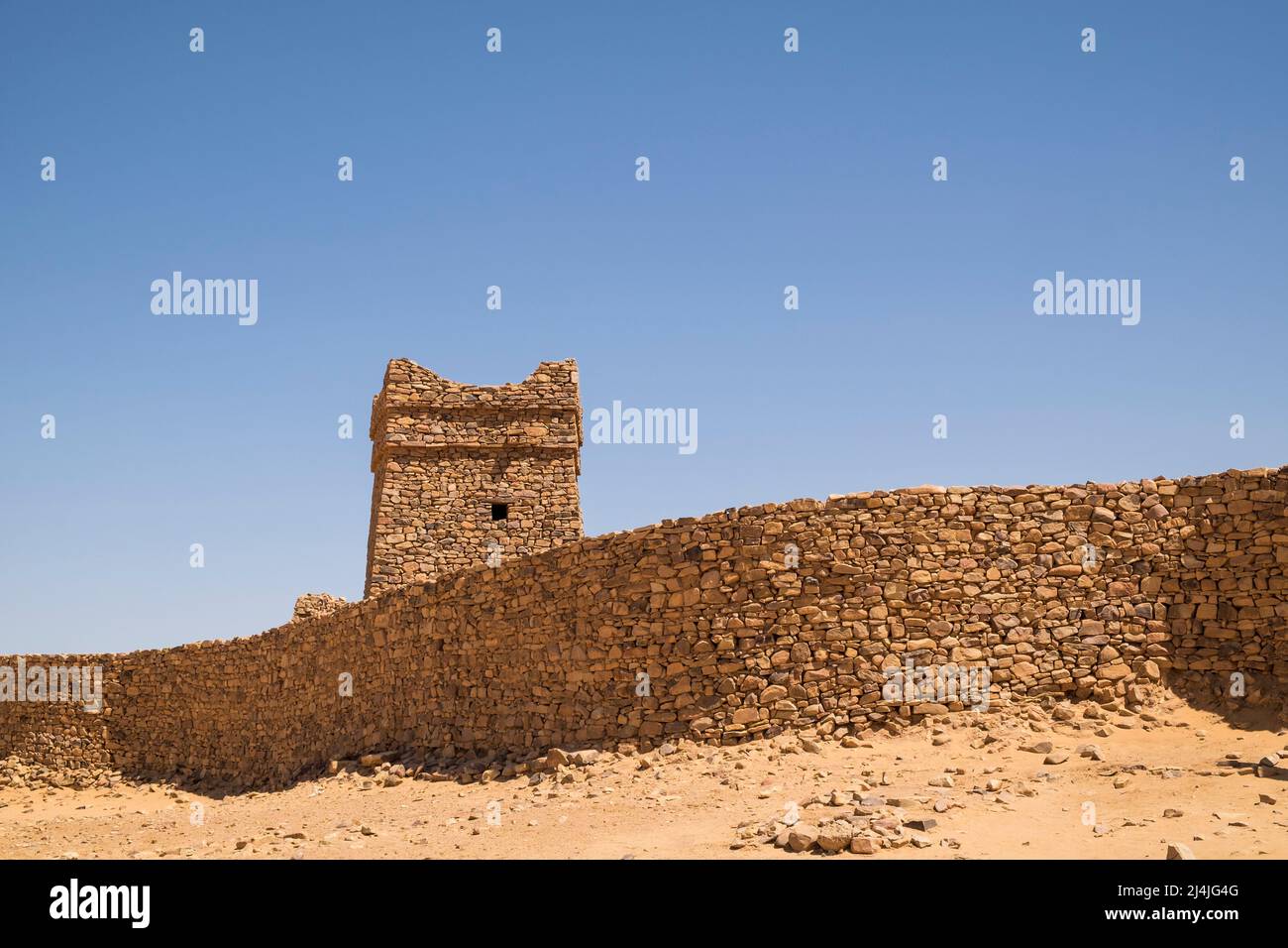 Mauritania, Ouadane, World Heritage village Stock Photo - Alamy