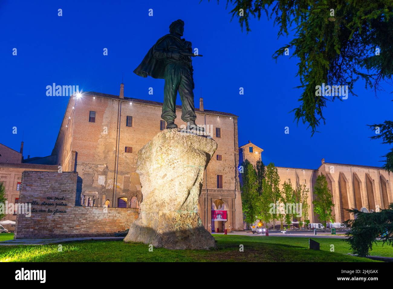 Sunrise over Palazzo della Pilotta in Parma, Italy Stock Photo - Alamy